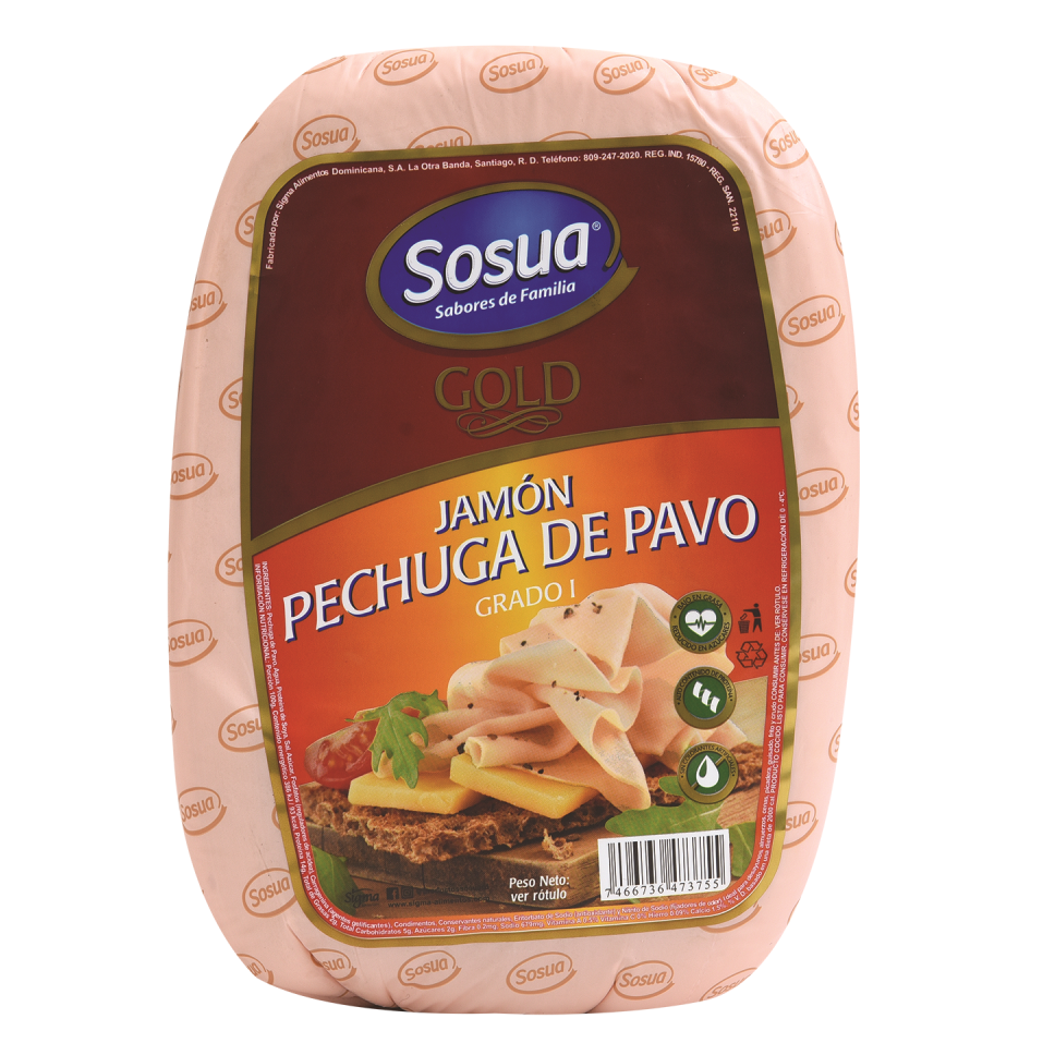 Jamón Sosua Pechuga De Pavo Gold LB - Precio en RD | SupermercadosRD