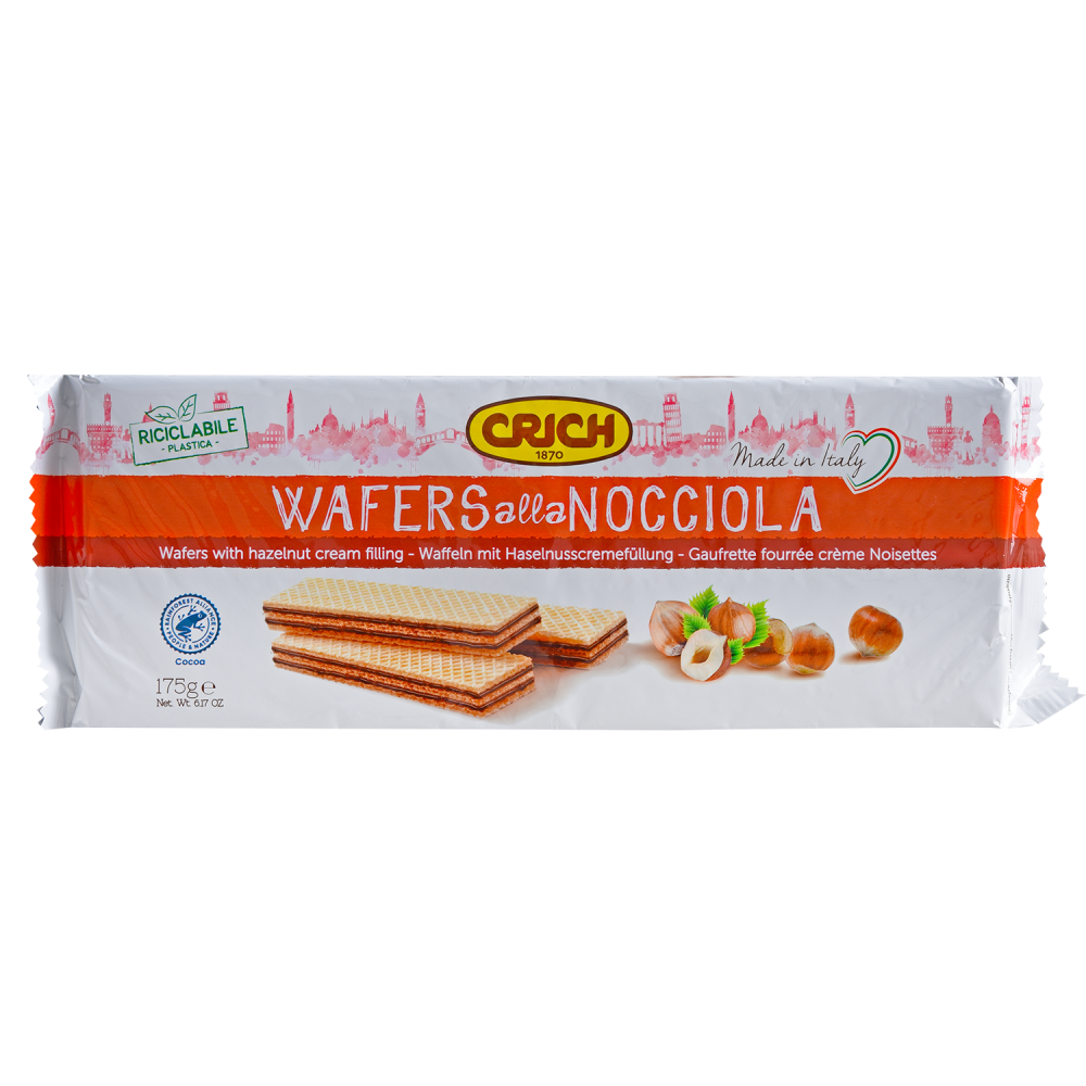 Galleta Crich Wafer Nocciola 175 GR - Precio en RD | SupermercadosRD
