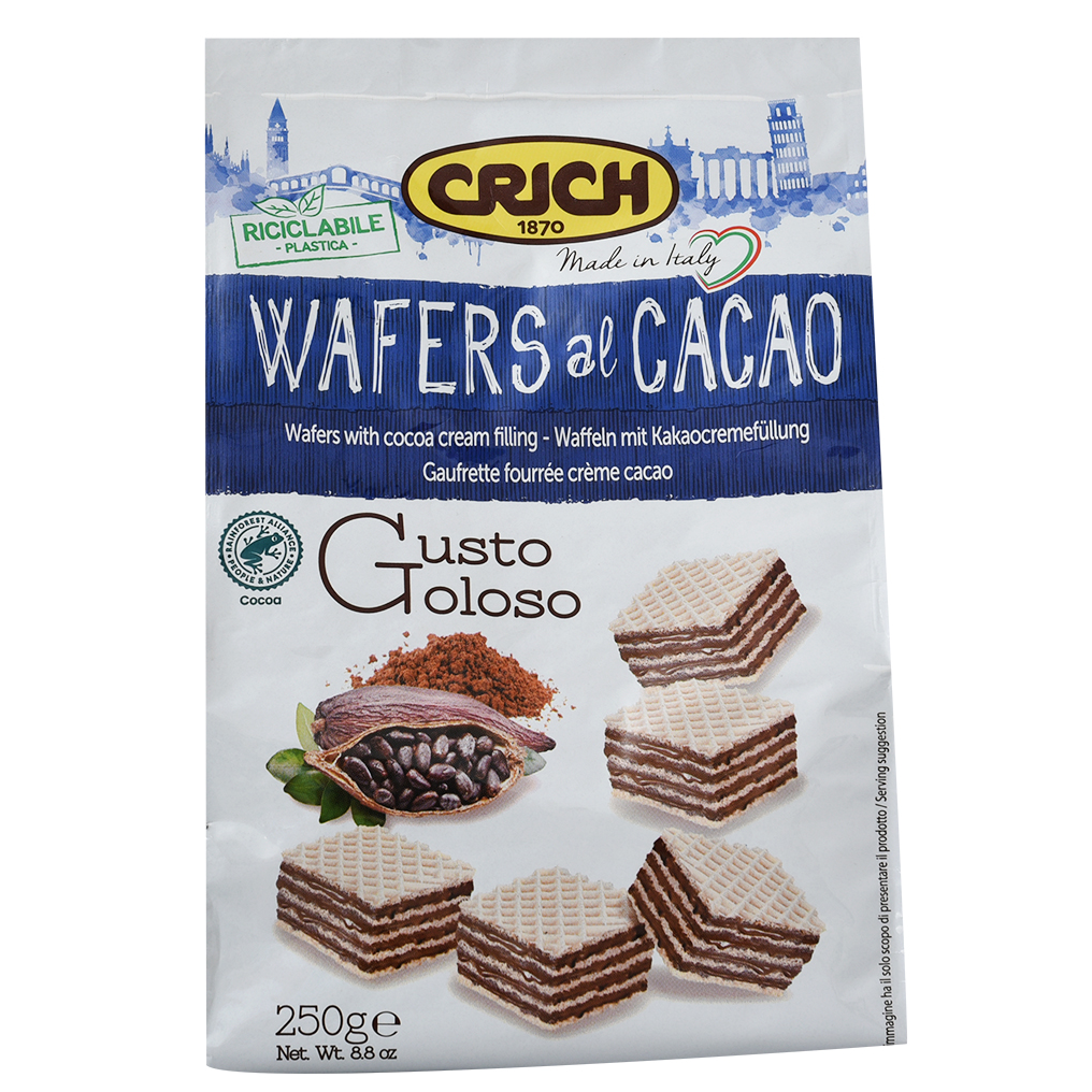 Galletas Crich Chocolate Wafers 250 GR - Precio en RD | SupermercadosRD