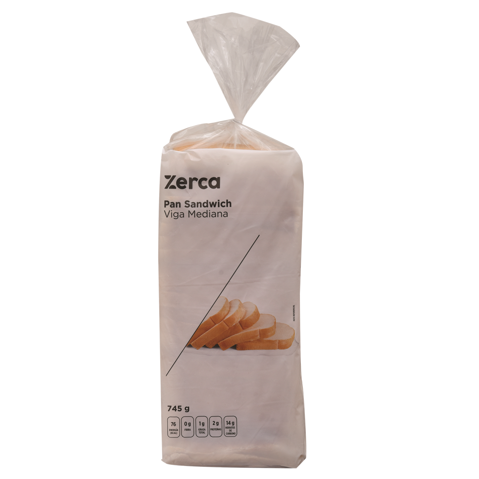 Pan De Viga Mediana Zerca 745 GR - Precio en RD | SupermercadosRD