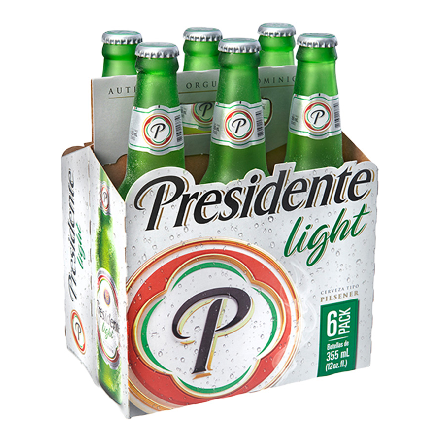 Cerveza Presidente Light 6 Und 72 OZ - Precio en RD | SupermercadosRD