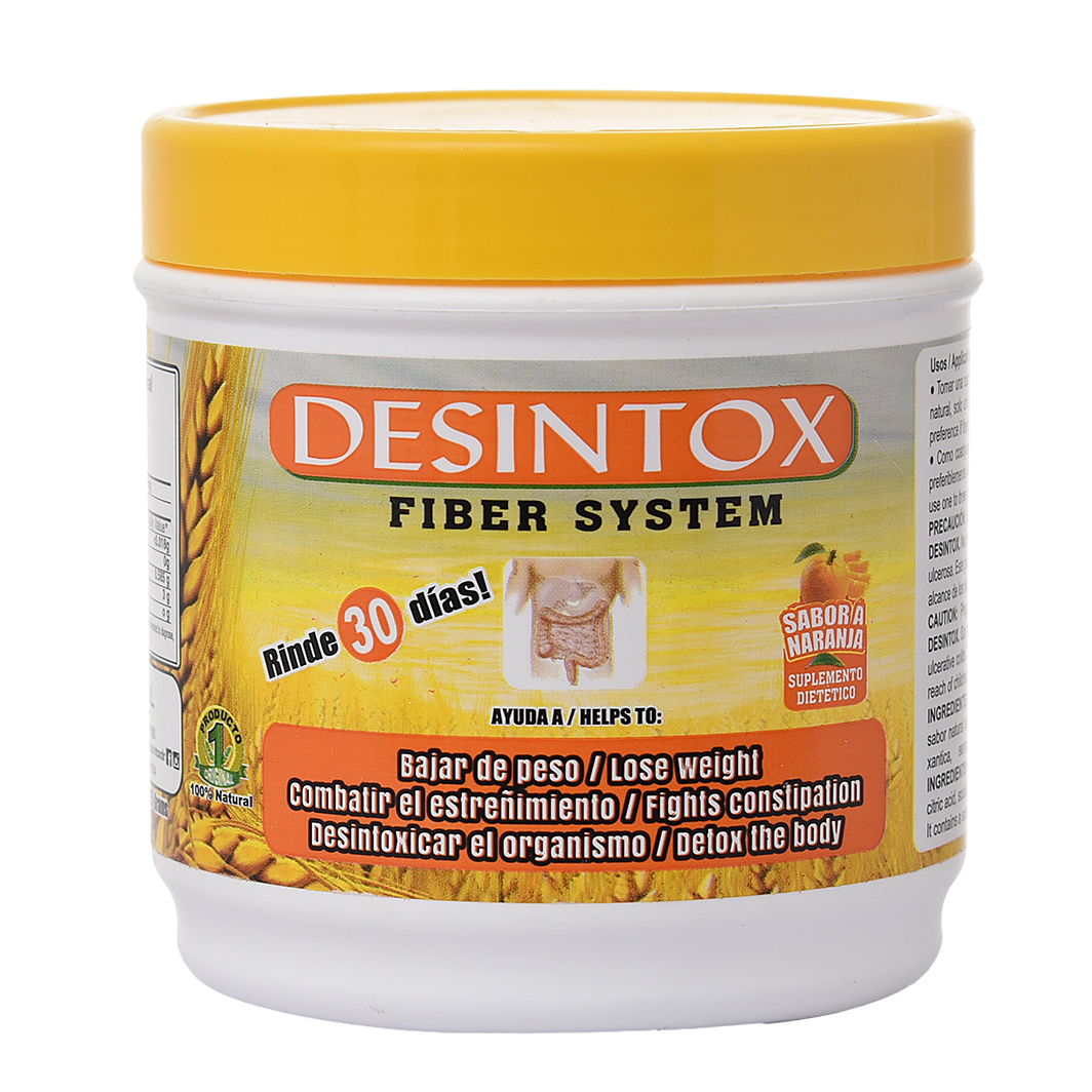 Fibra Desintox Sabor Naranja 8 OZ - Precio en RD | SupermercadosRD
